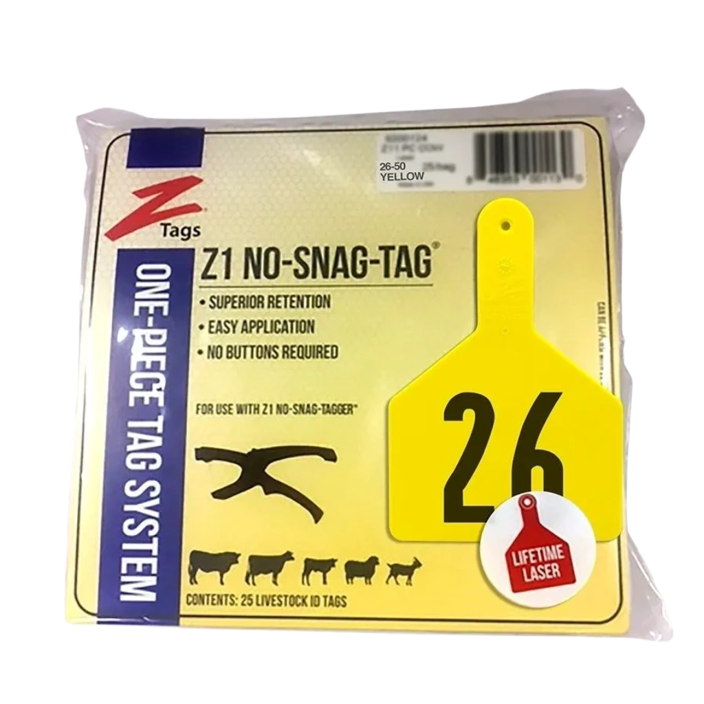 Z-Tag Cow Numbered (HS) (25ct)