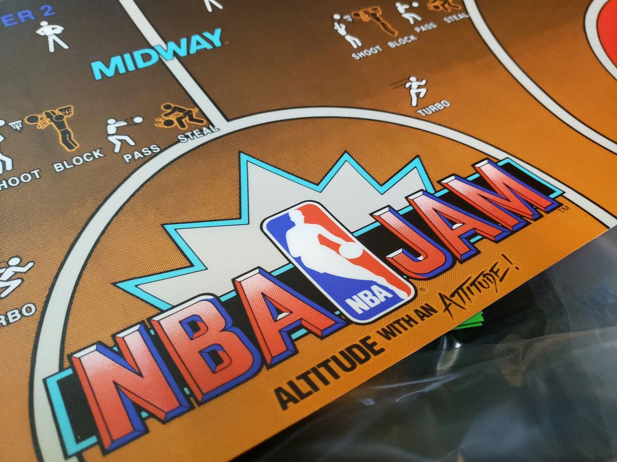 NBA Jam CPO - Control Panel Overlay