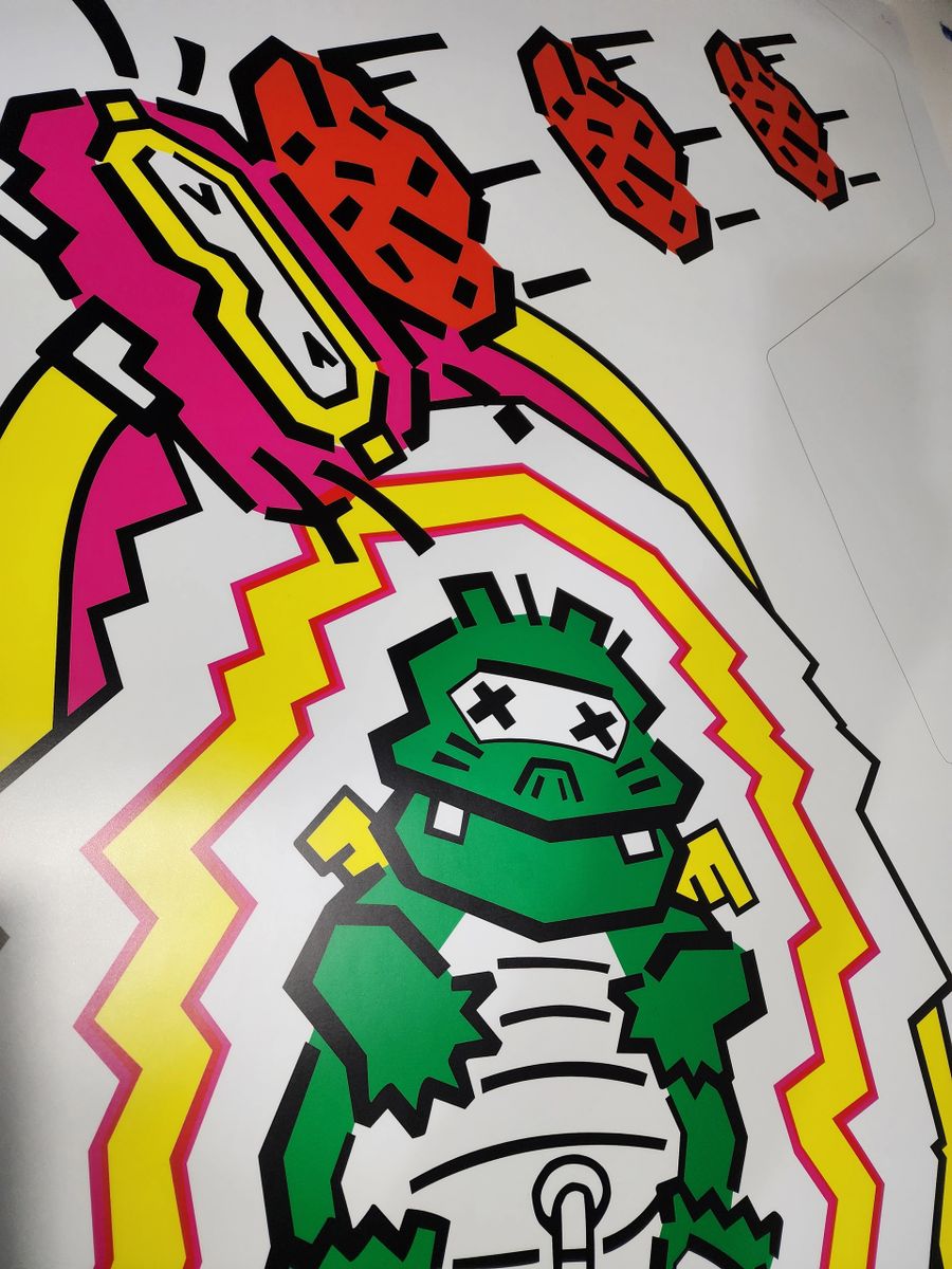 Dig Dug Upright Side Art Set