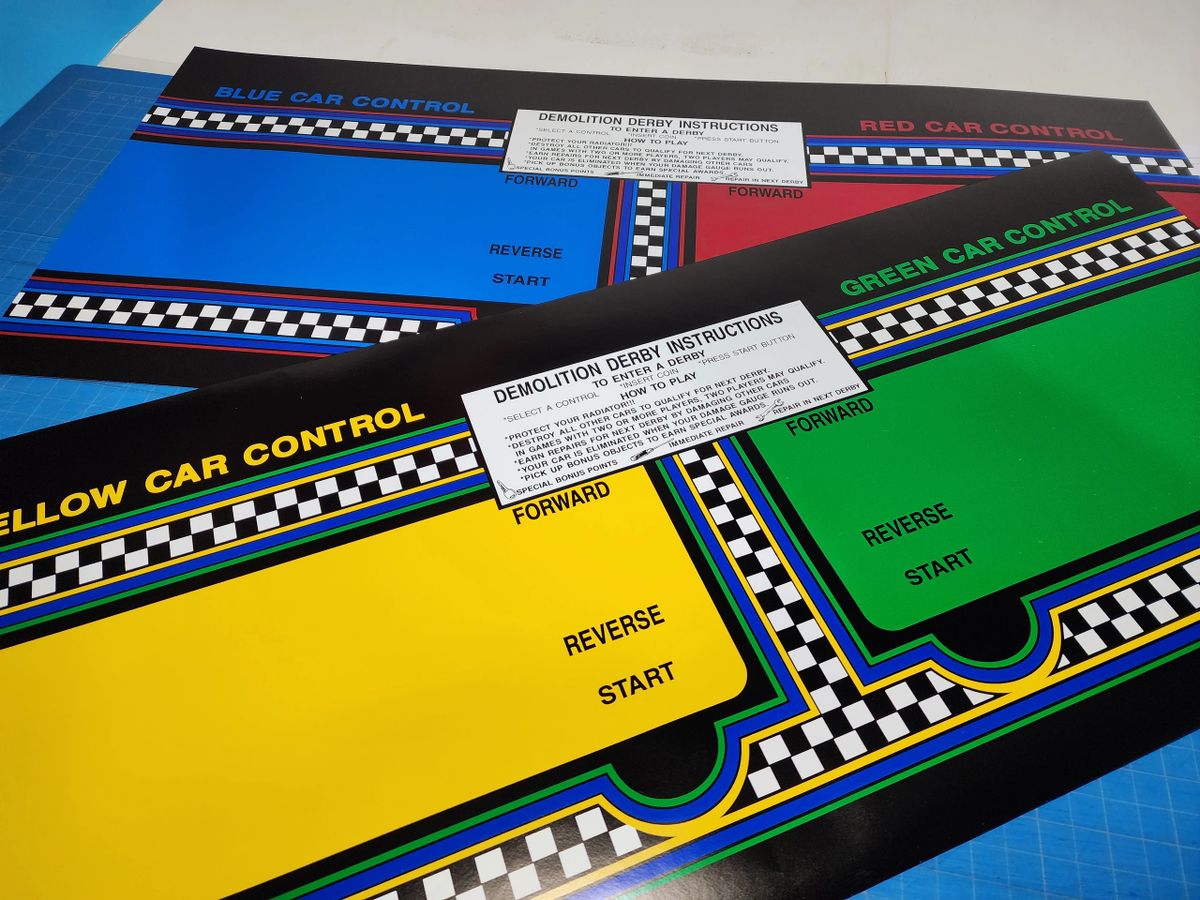 Demolition Derby CPO Set -Control Panel Overlays