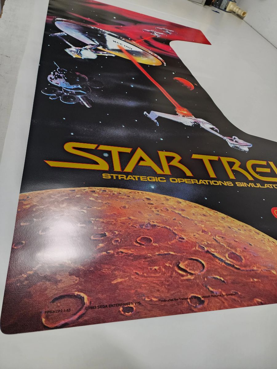 Star Trek SOS Upright Conversion Side Art Set