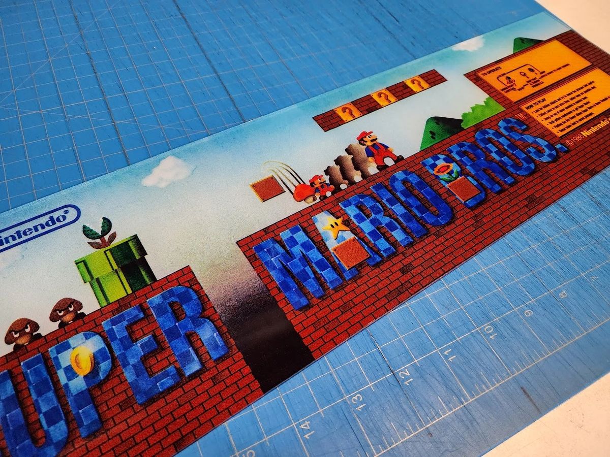 Super Mario Bros Plexi Marquee