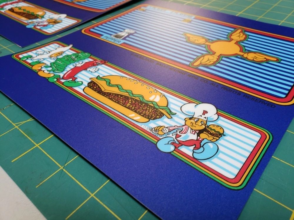 Burgertime Cocktail CPO-Control Panel Overlay Set