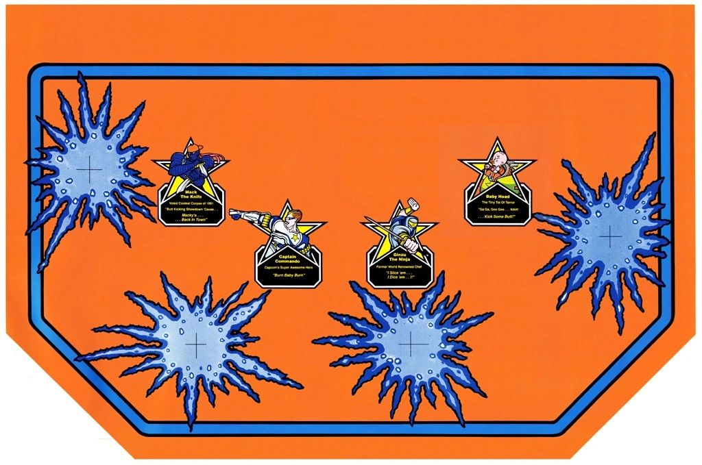 Captain Commando CPO-Control Panel Overlay