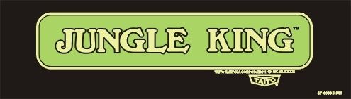 Jungle King Taito Trimline Marquee