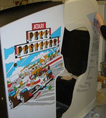 Pole Position Cockpit Side Art Set