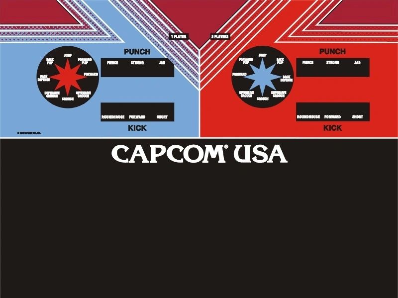 Street Fighter CPO- Control Panel Overlay