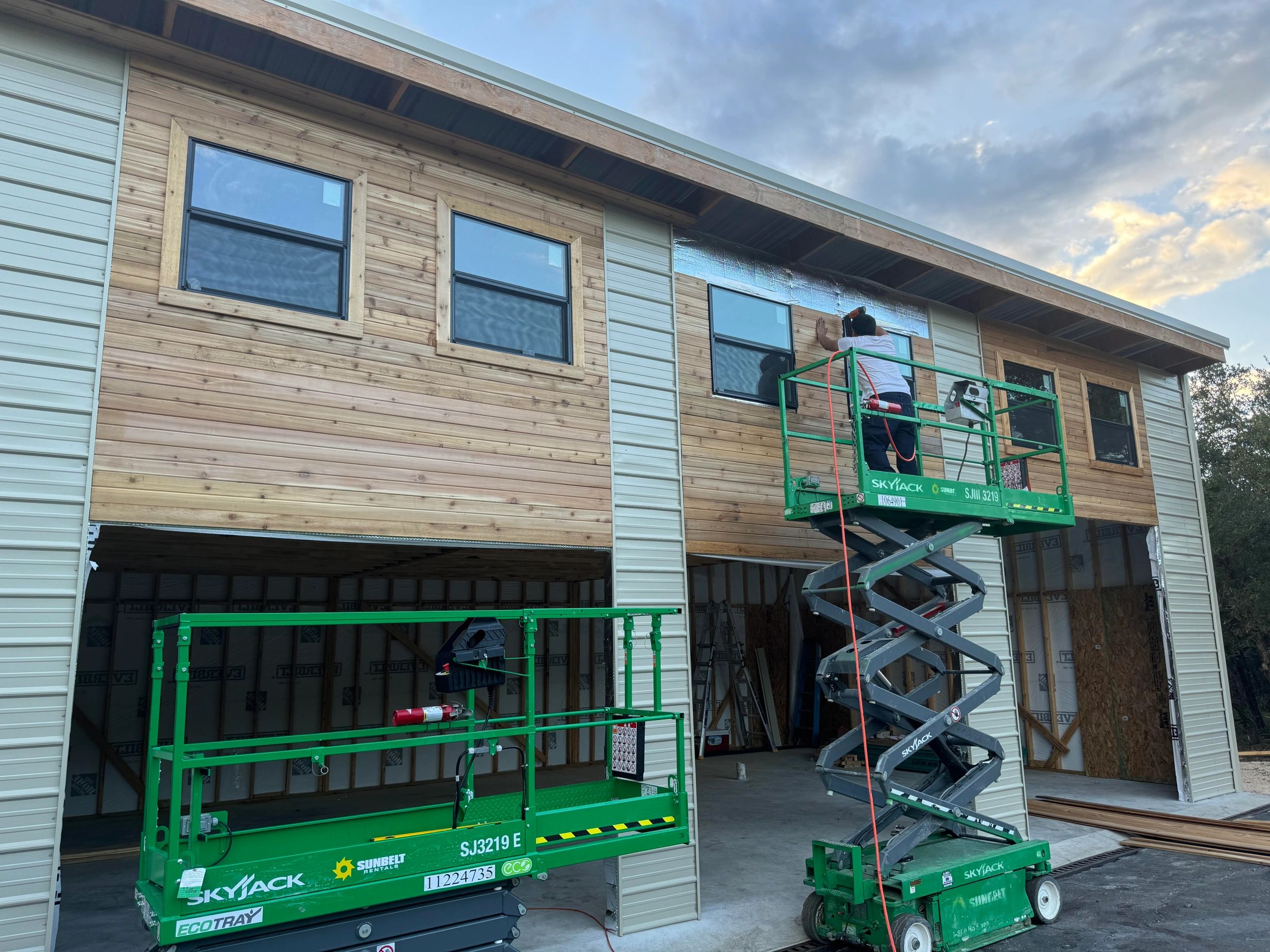 Labor on a Barndominium