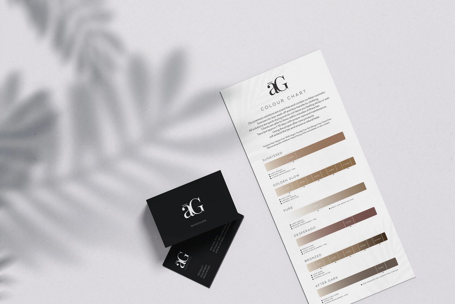 Professional Solution Colour Chart