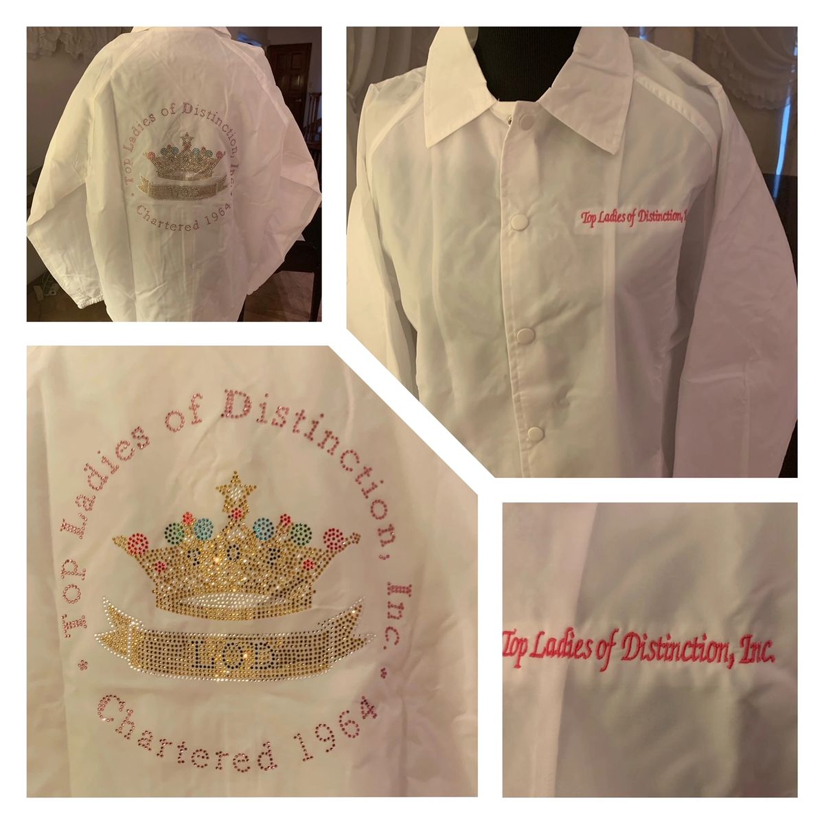 TLOD Signature Logo Windbreaker - White