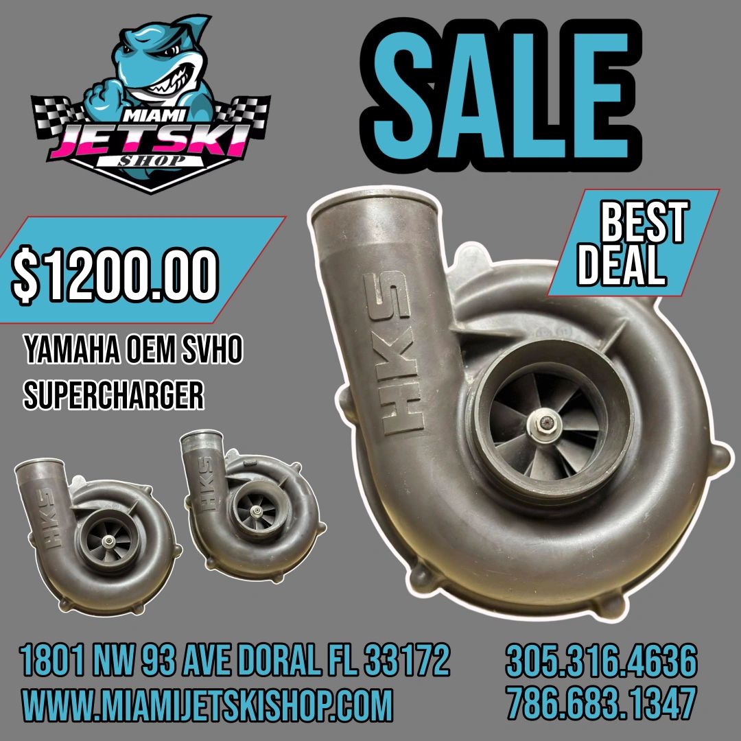 SVHO Yamaha OEM Supercharger Used