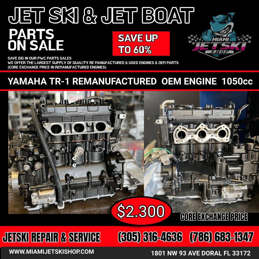 Yamaha TR-1 Remanufactured Long Block Engine (Core Exchange)