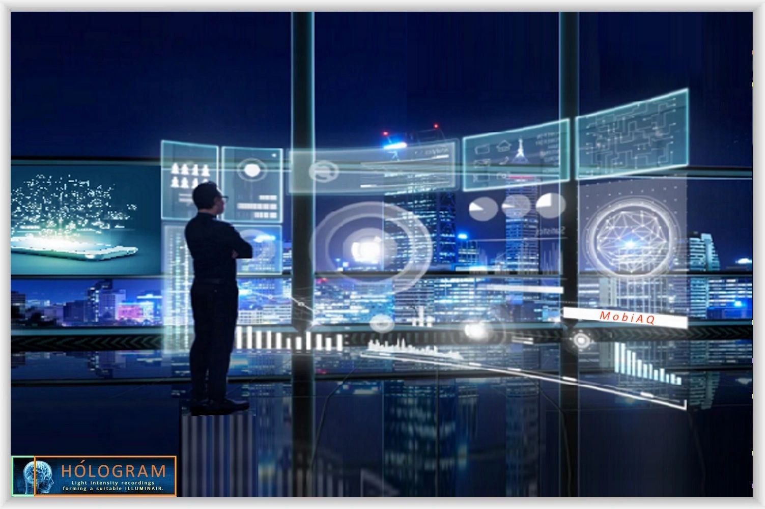 Hólogram. ÁI.tech MobiAQ.cloud Hólogram Computers. Hologram Computers ...