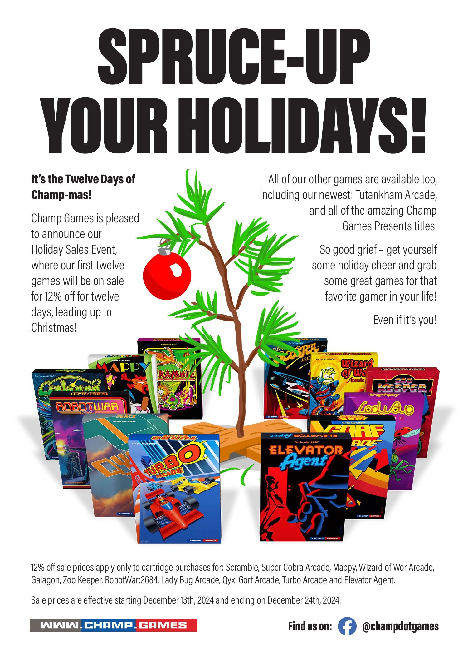 It's the Twelve Days of Champ-mas!