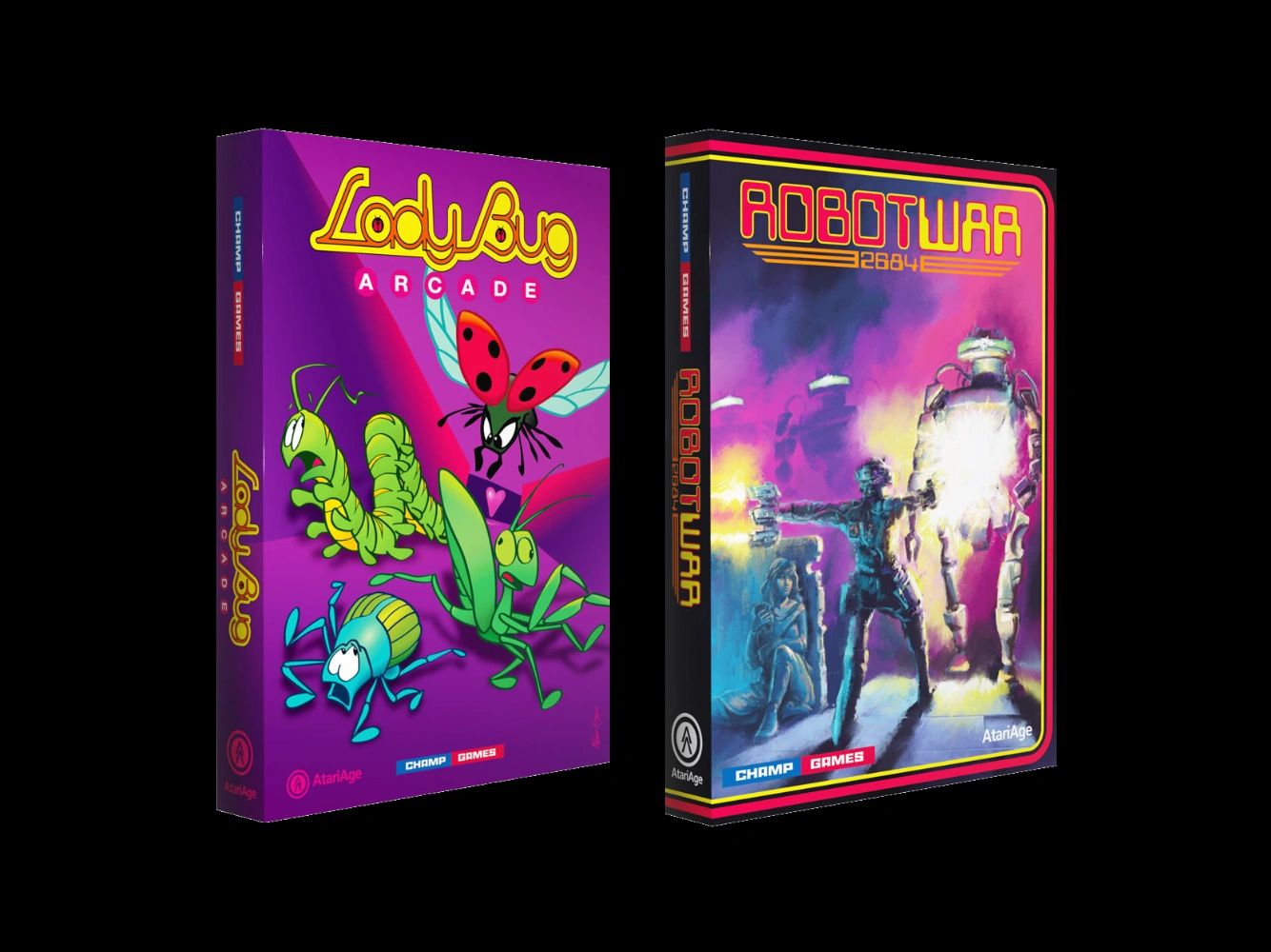 Lady Bug Arcade & RobotWar:2684 - Cartridges Now Available