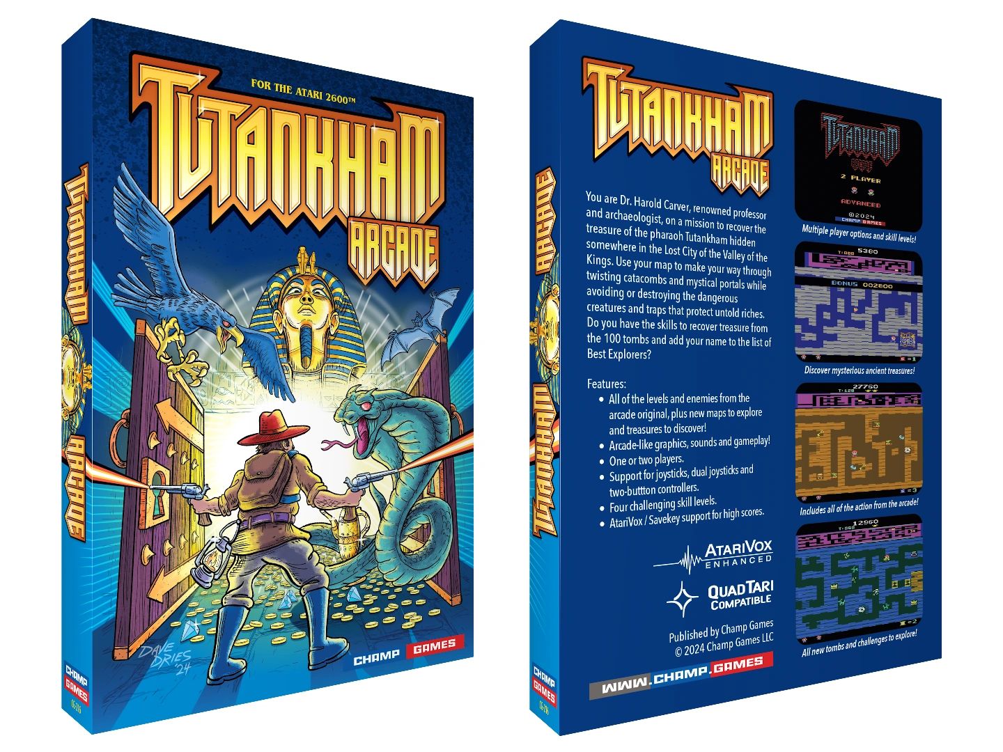 Tutankham Arcade artwork - first look!