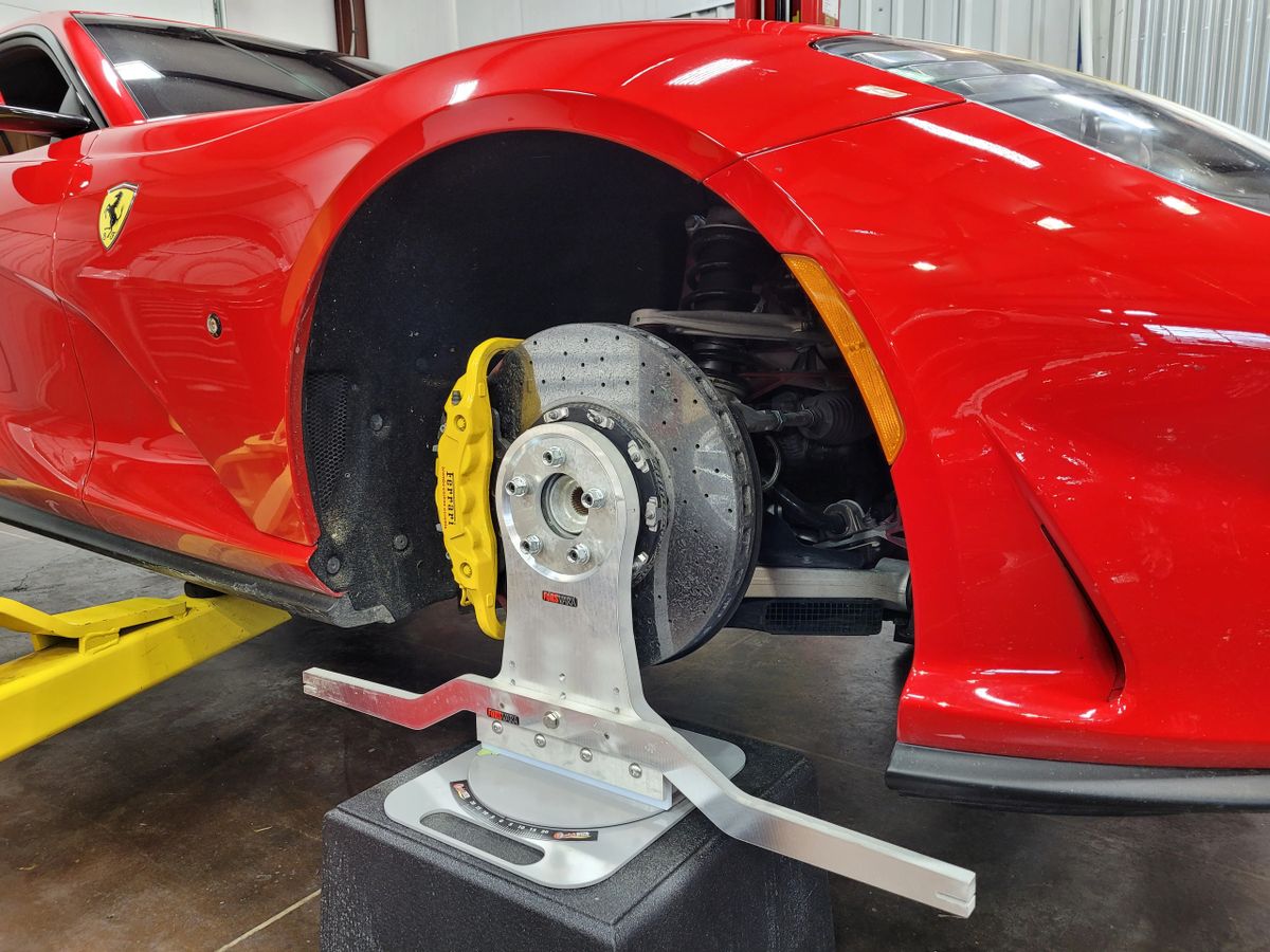 Hub stands set of 2 DIY track alignment system