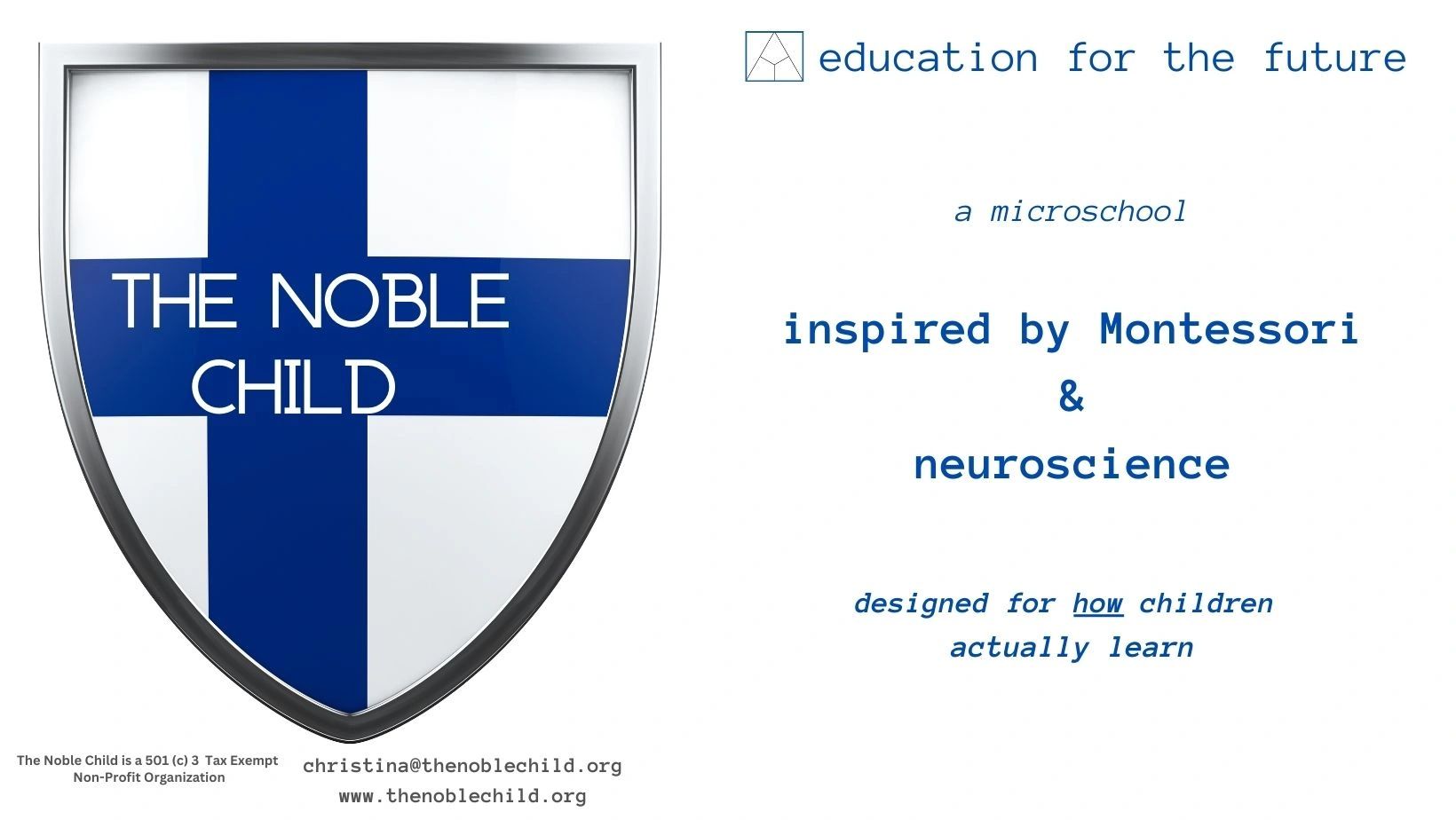 The Noble Child - A Microschool Inspired by Montessori and Neuroscience