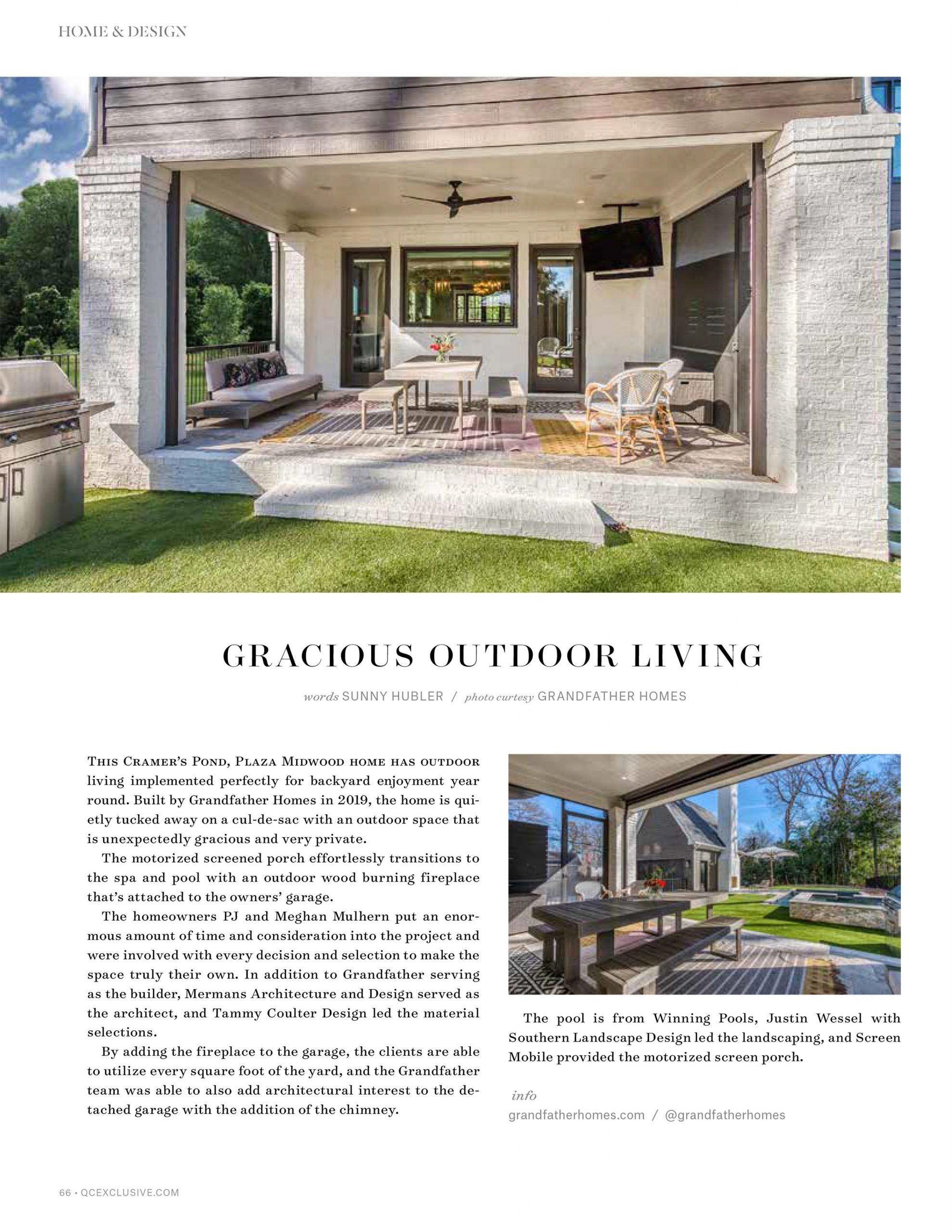 Gracious Outdoor Living: Cramers Pond