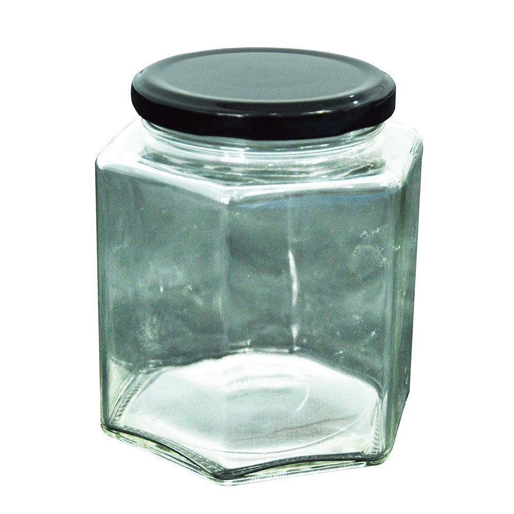 Octagon Glass Jar
