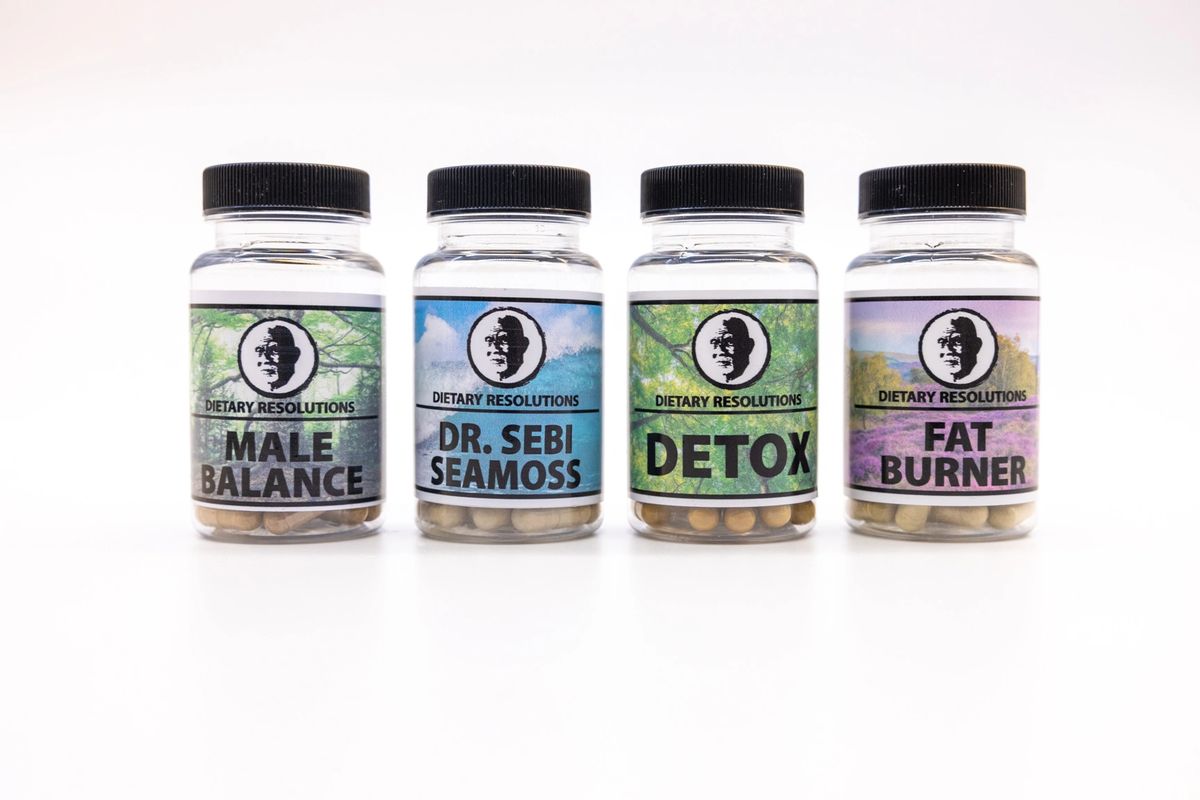 Male Weight Loss Package: Male Balance, Dr. Sebi Seamoss, Detox & Fat ...