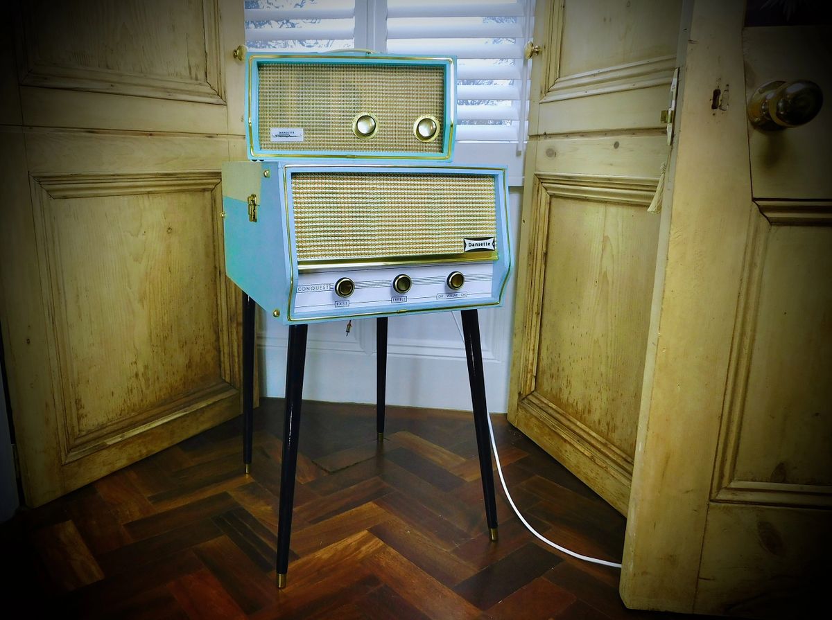Dansette Conquest Auto + Rare Stereophonic Powered Speaker - Reserve ...