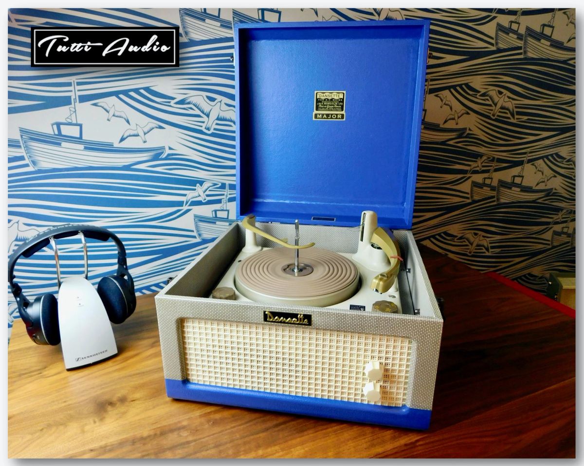 Dansette Major in Red & Basket Weave SORRY NOW RESERVED