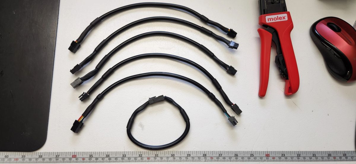 12 inch Python Bus Cable Extension for Bambu 3D Printers