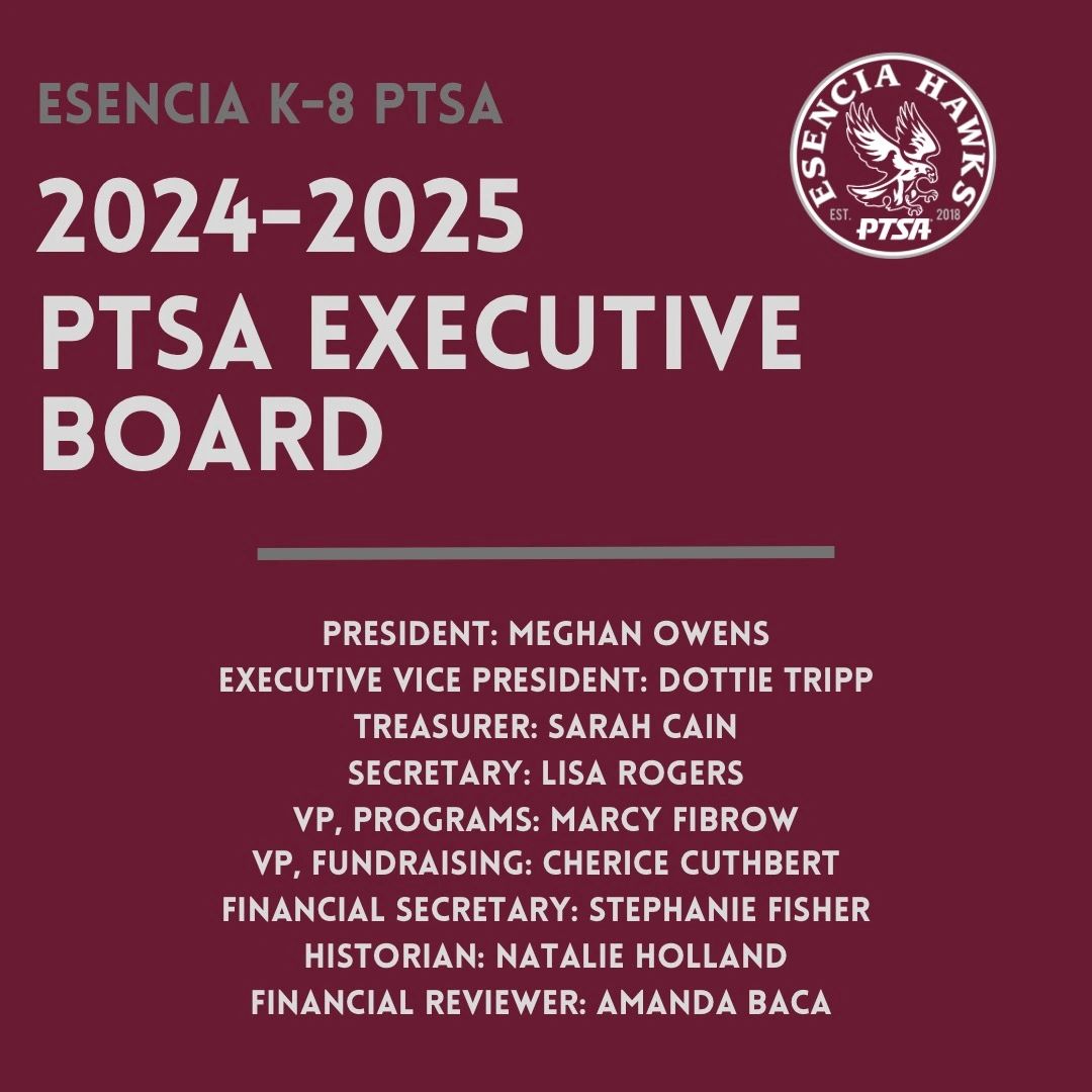 2024-2025 PTSA Executive Board 2024-2025 PTSA Executive Board