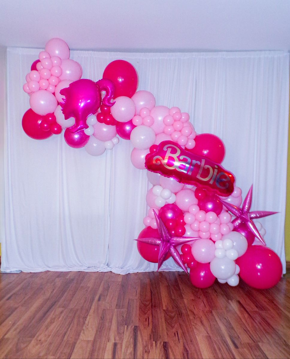 Barbie Balloon Garland - 12ft