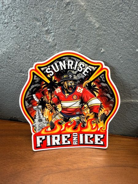 Fire And Ice Sticker