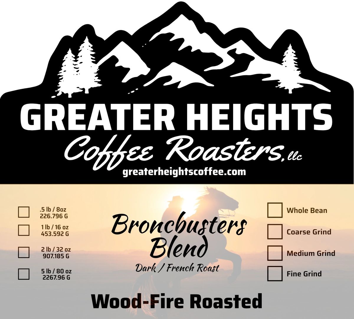 Broncbusters Blend 5 LB Bag