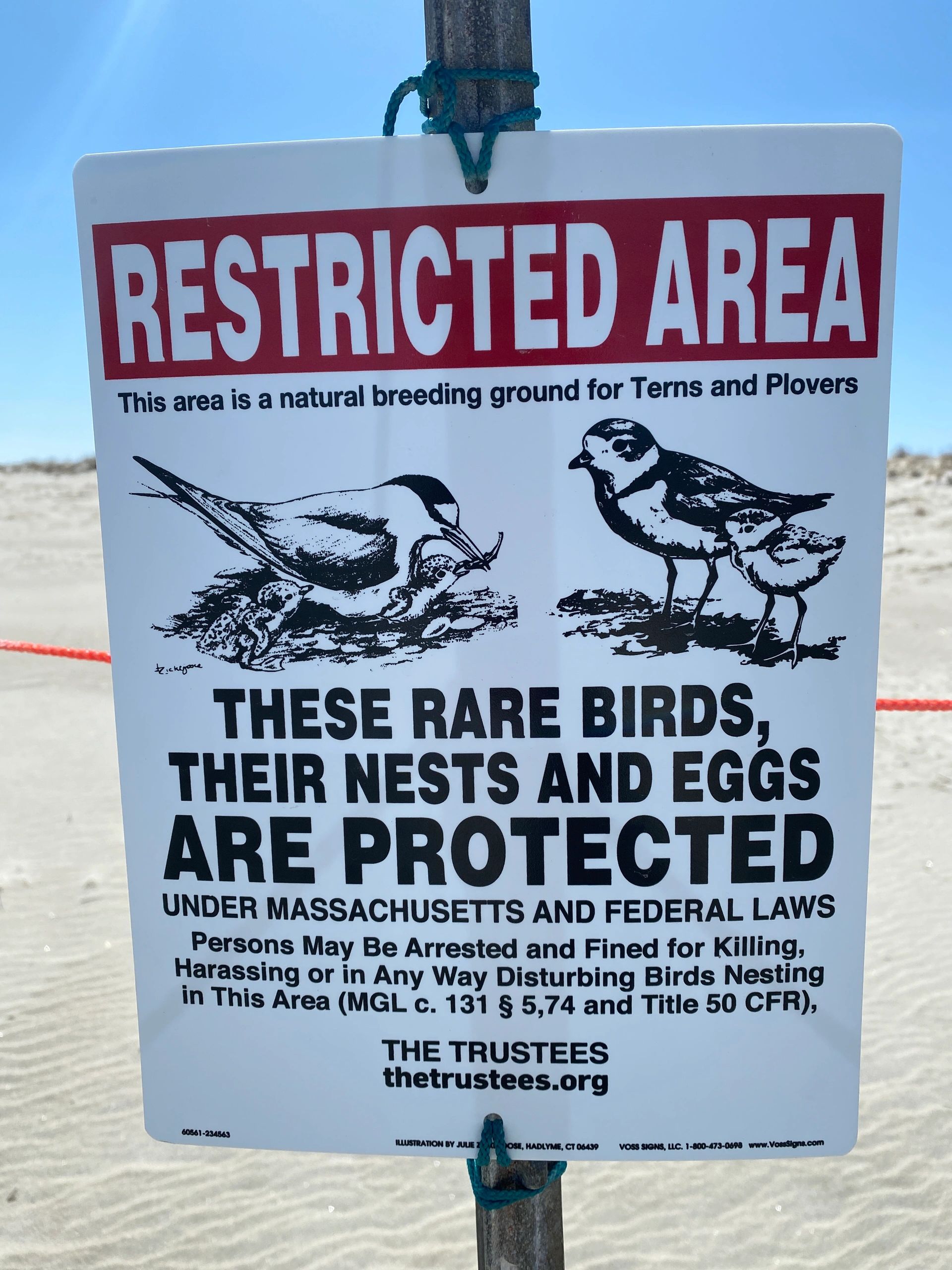 Cfr Restricted Area Sign