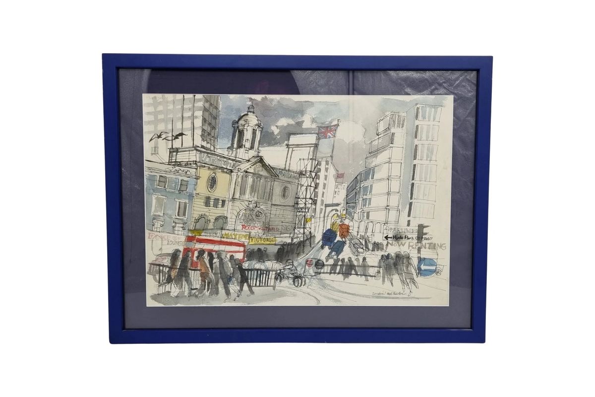 20th Century Water colour Painting by Mel Fowler (1921-1987)