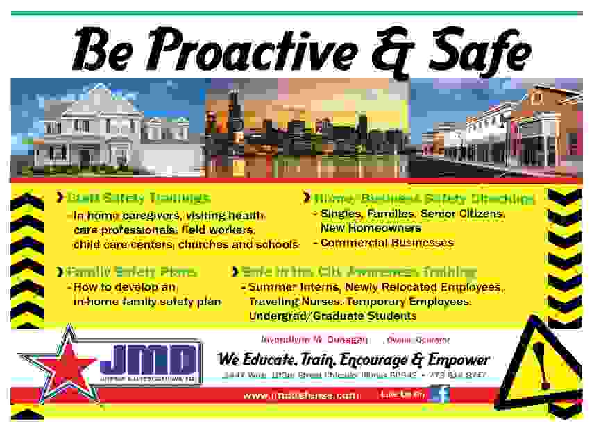 Safety Consultations | JMD Defense, LLC