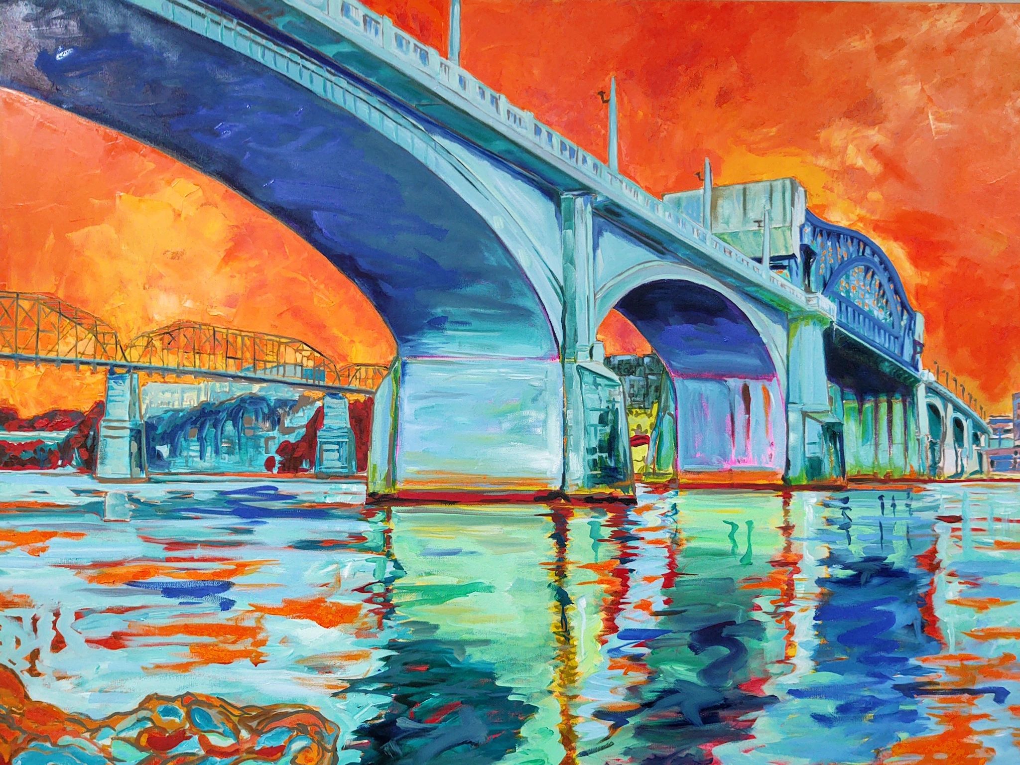 Expressionist Art - Original Art, Expressive, Colorful Art,