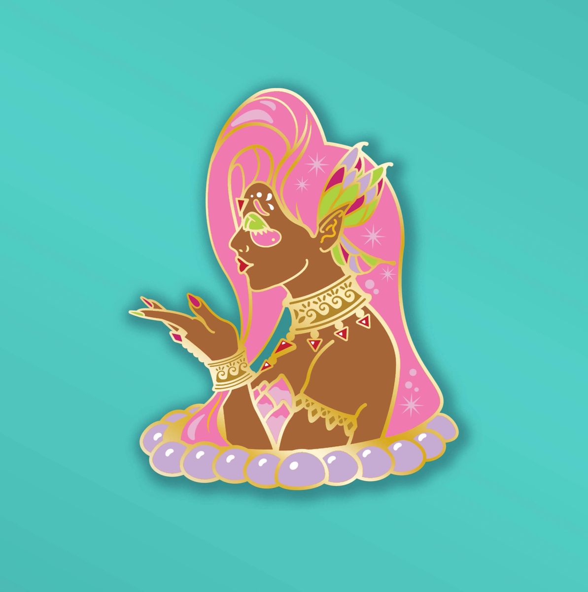 *Pre-Order* TOTK Great Fairy Kaysa Fanart Enamel Pin