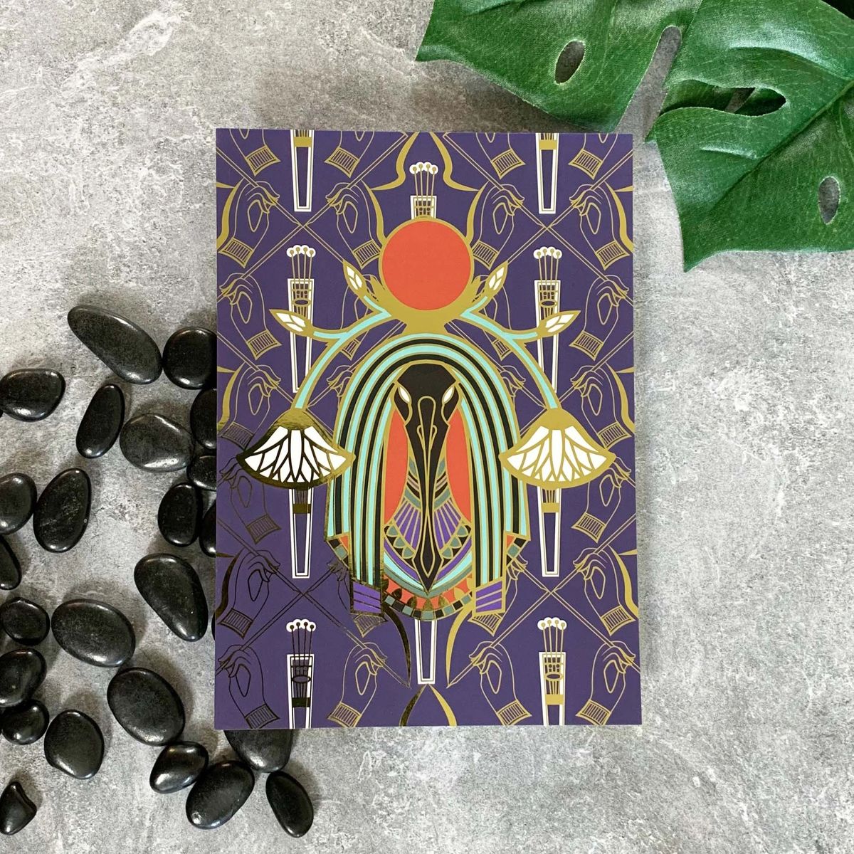 Thoth Metallic Gold Foil Print 8"x10"