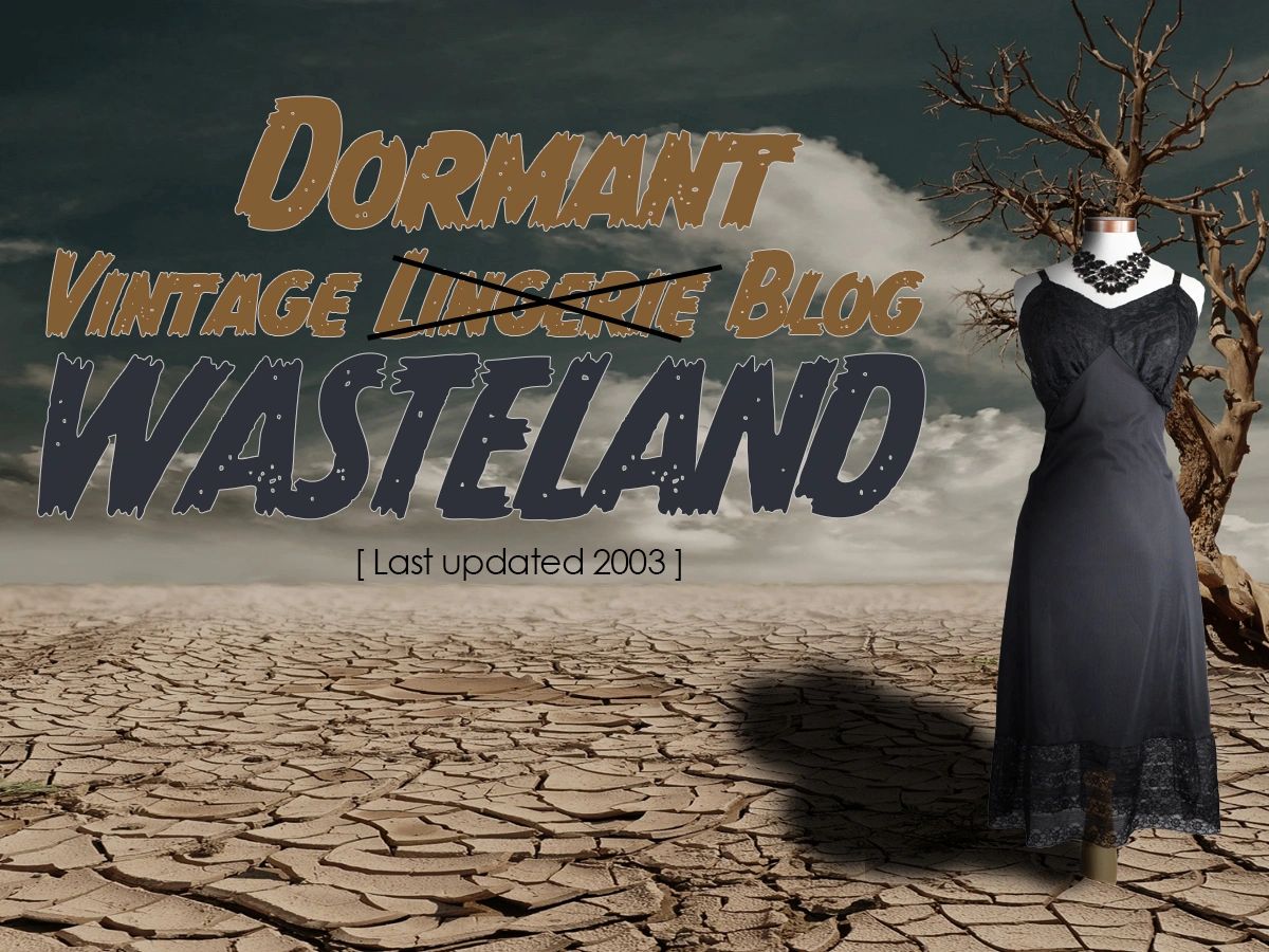 Vintage fashion blogs tested - Dead Links and Dormancy.