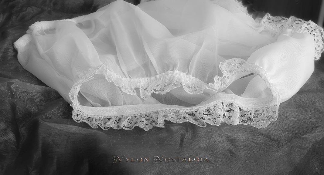 Our own range of frilly nylon and satin knickers and panties