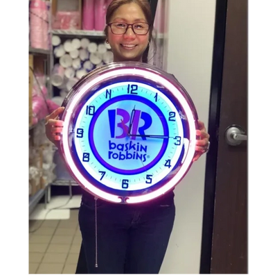 Norm's Custom Neon Clocks - Neon, Clocks, Wall Clock