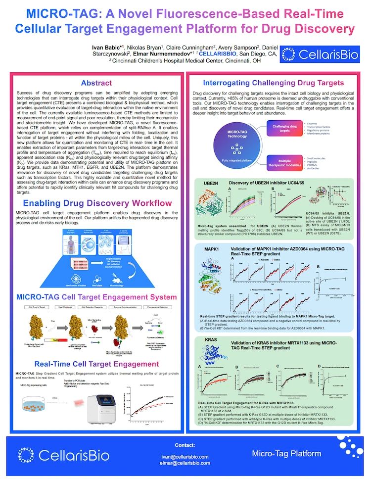 CellarisBio's AACR Poster 2024