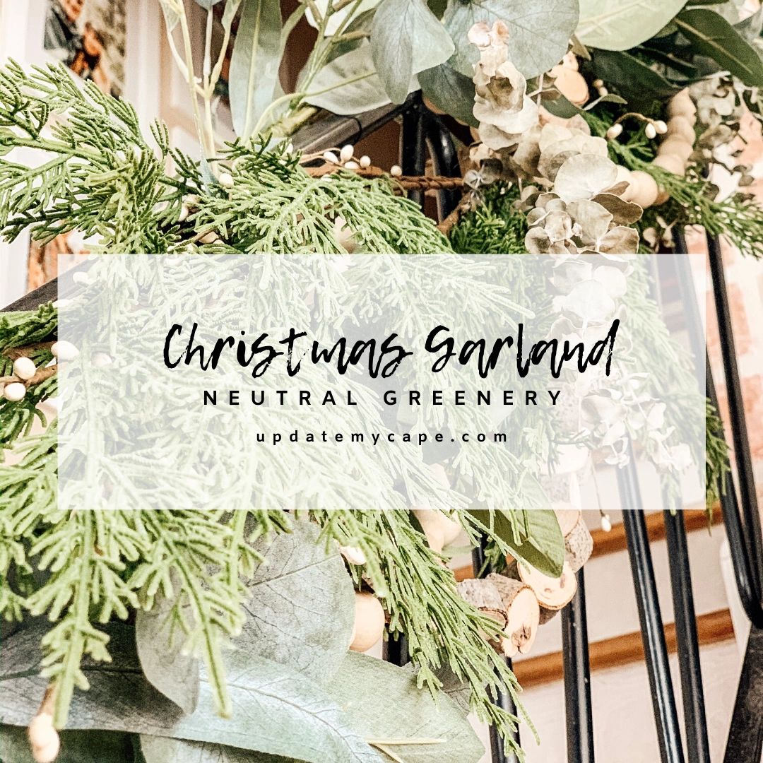 Neutral Greenery Christmas Garland