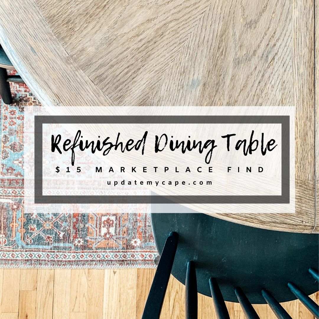 Refinished Dining Room Table