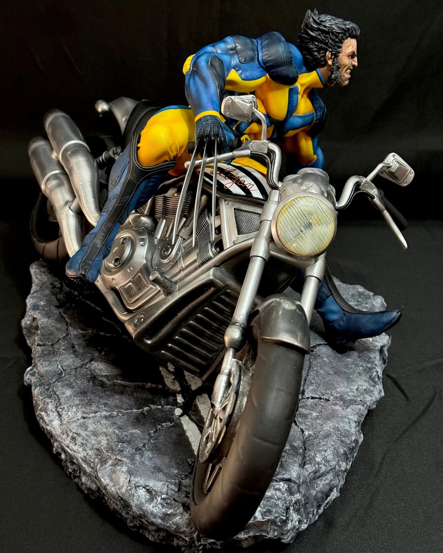 Custom Wolverine on Bike