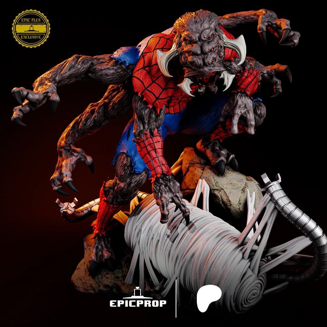 Custom Man Spider Statue