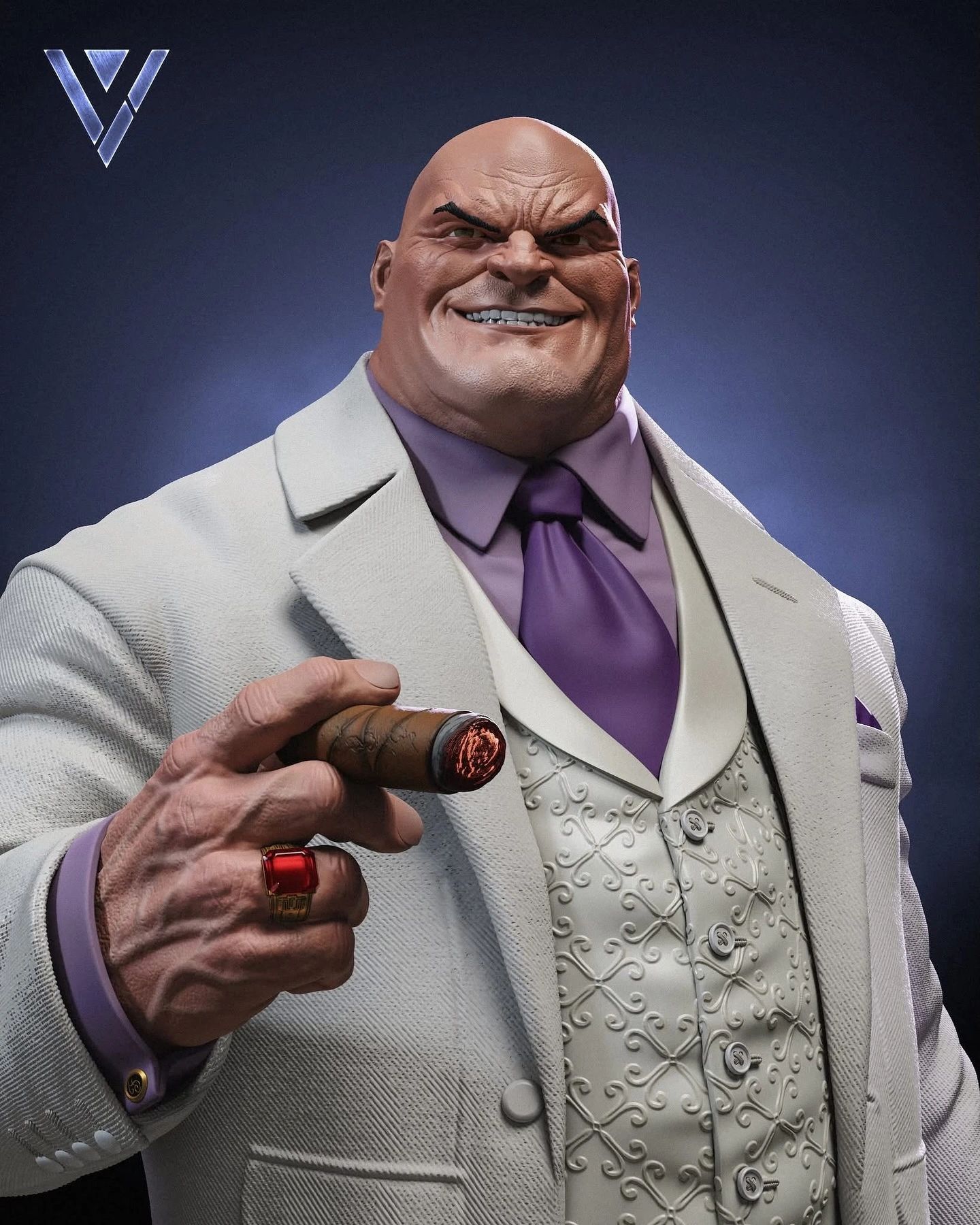 Custom Kingpin Statue