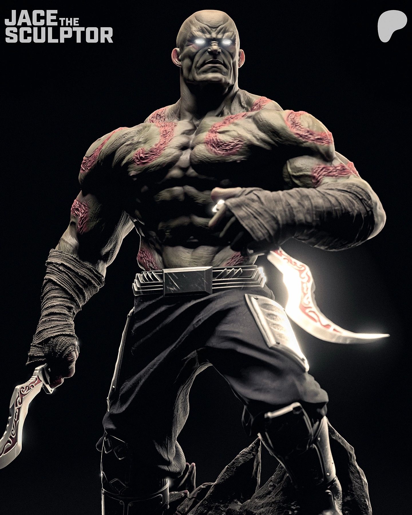 Custom Drax Statue