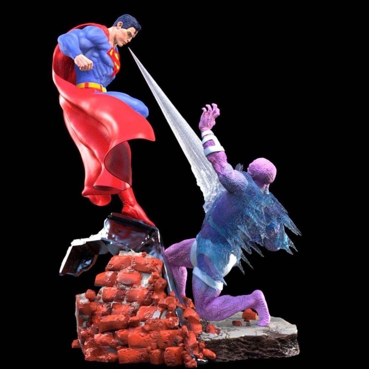 Custom Superman Vs Parasite