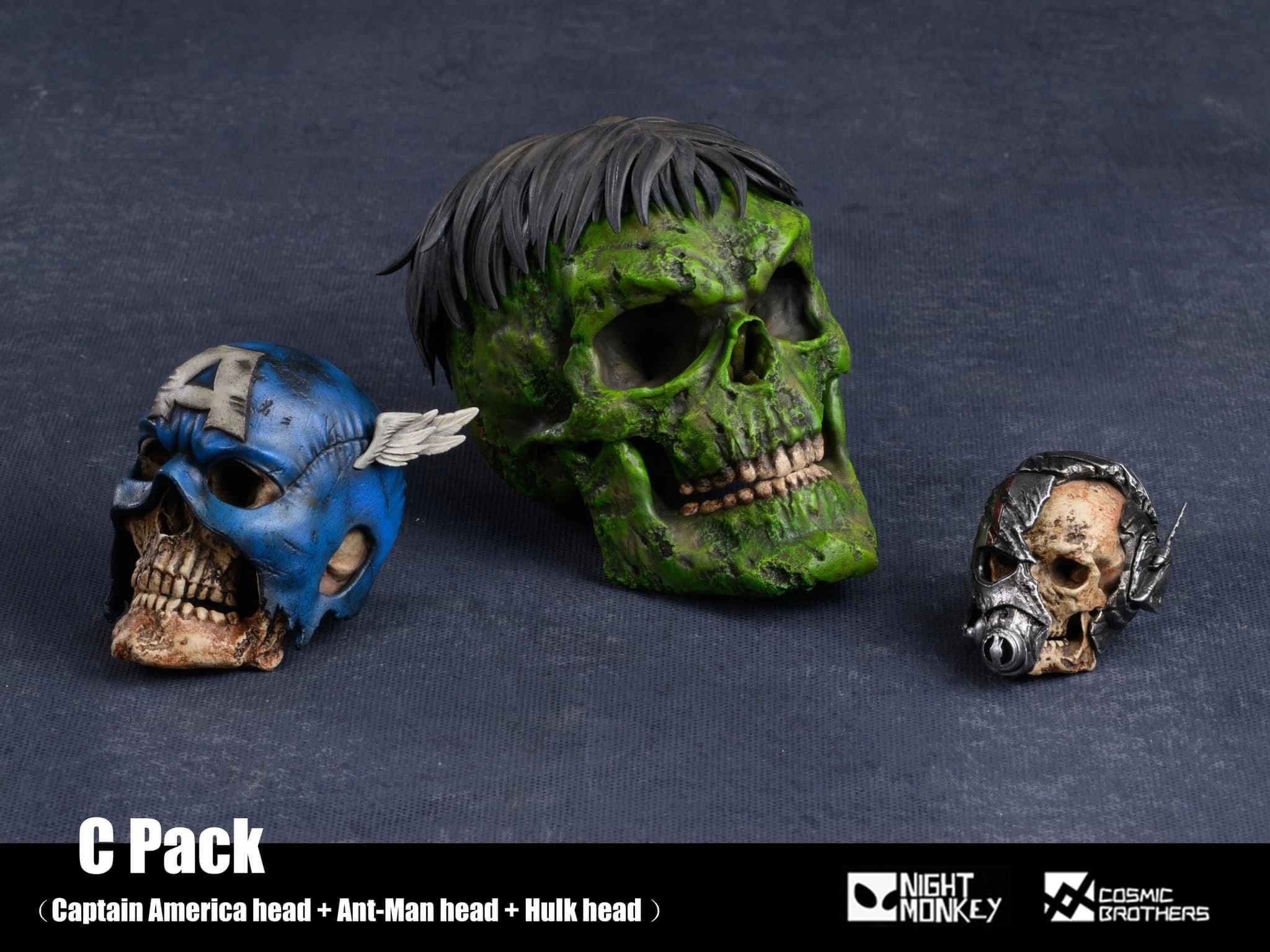 Custom Dead Marvel Heads